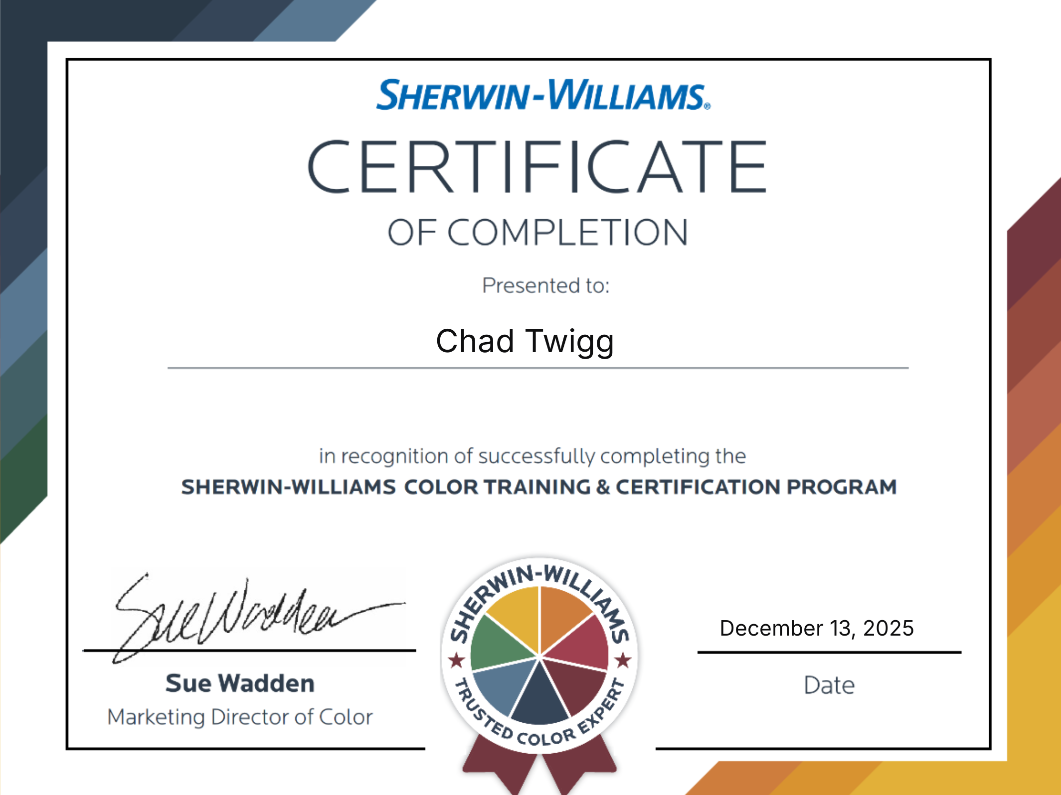 Chad Twigg - Sherwin-Williams | LinkedIn
