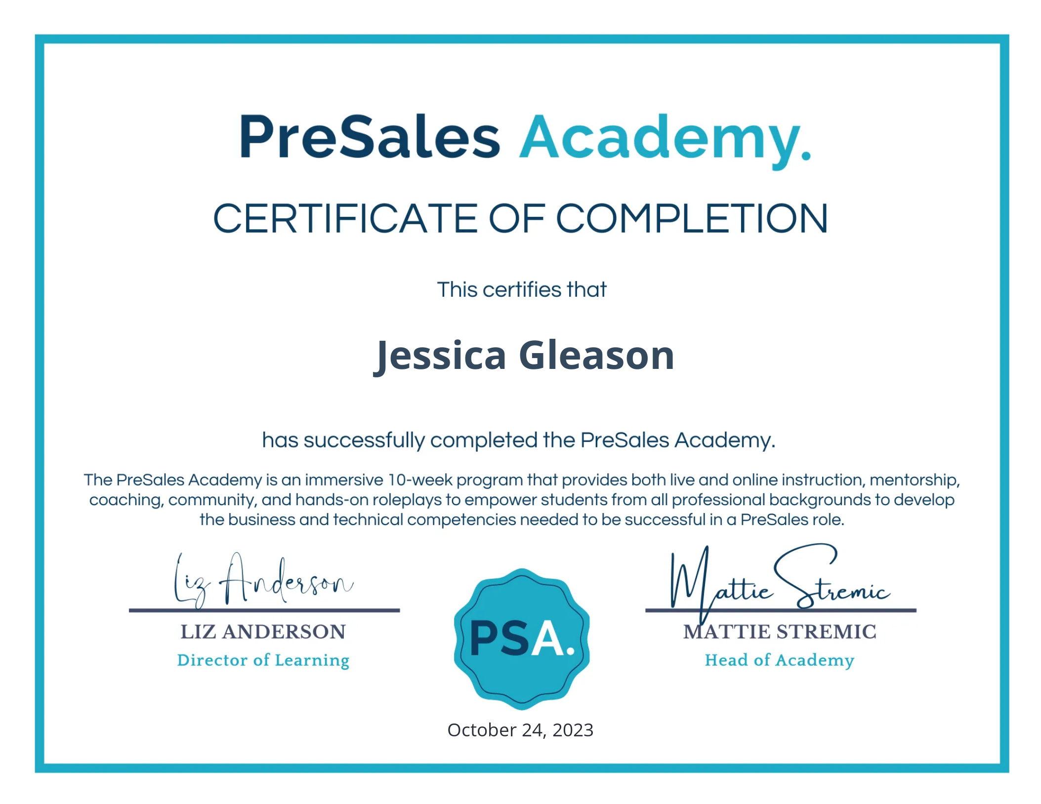 Jessica Gleason - Solutions Engineer | LinkedIn