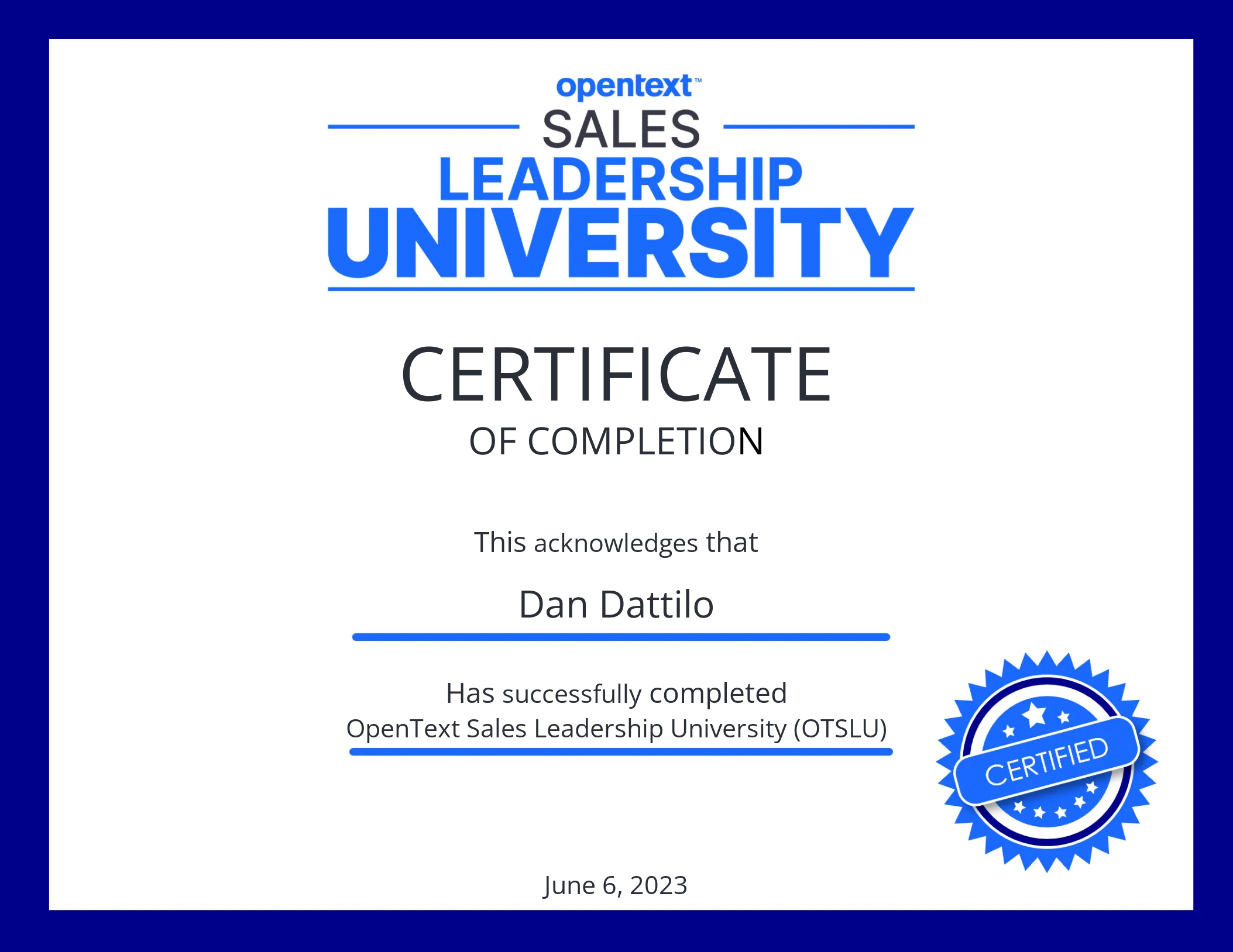 Dan Dattilo - National Sales Director US Financial Services | Opentext ...