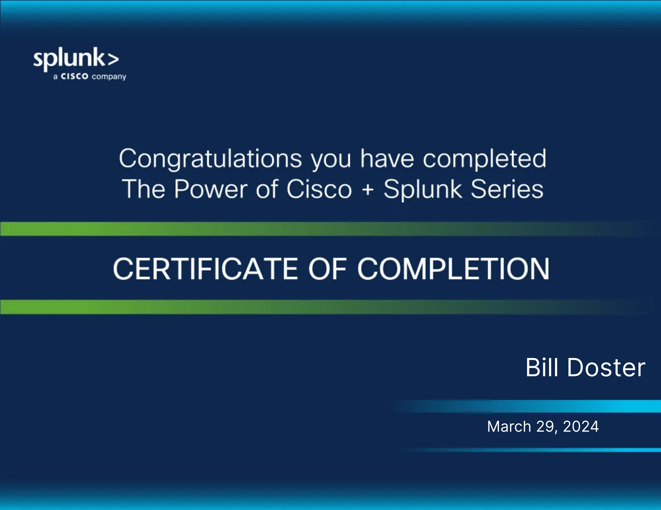 William Doster - Cisco | LinkedIn